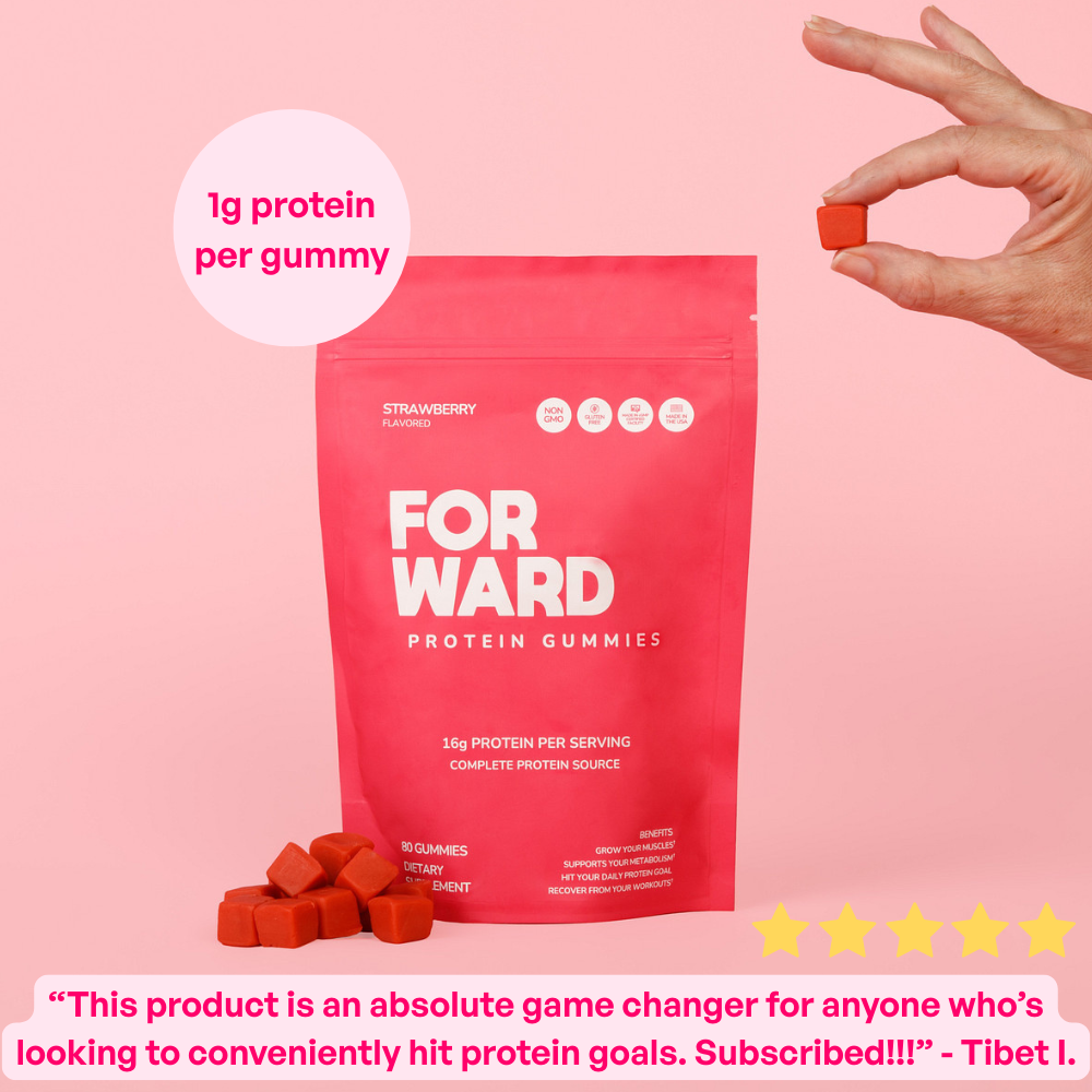 Protein Gummies - Strawberry 80 Count · Forward Protein
